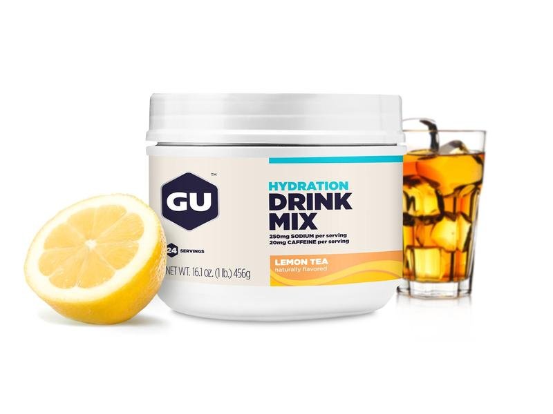 GU Hydration Drink Mix 456 g-lemon tea DÓZA | CykloAdam.cz